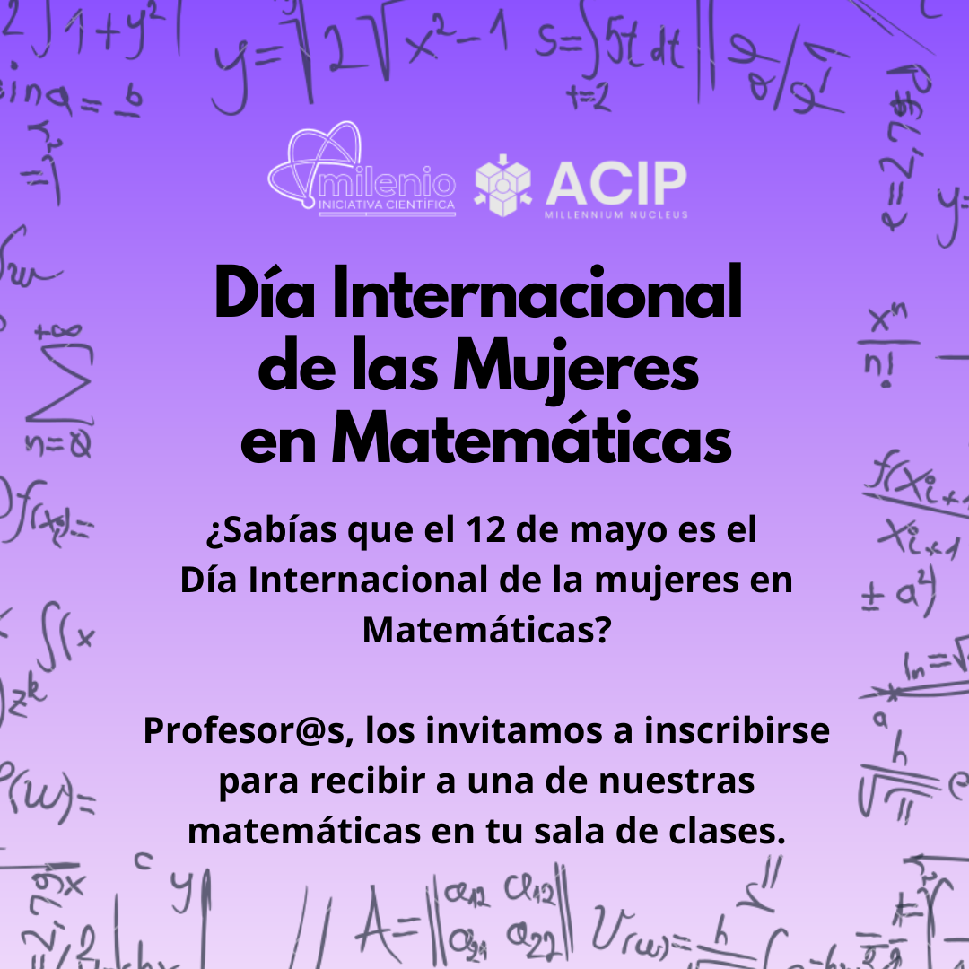 Día Internacional De Las Mujeres En Matemáticas Con Acip 